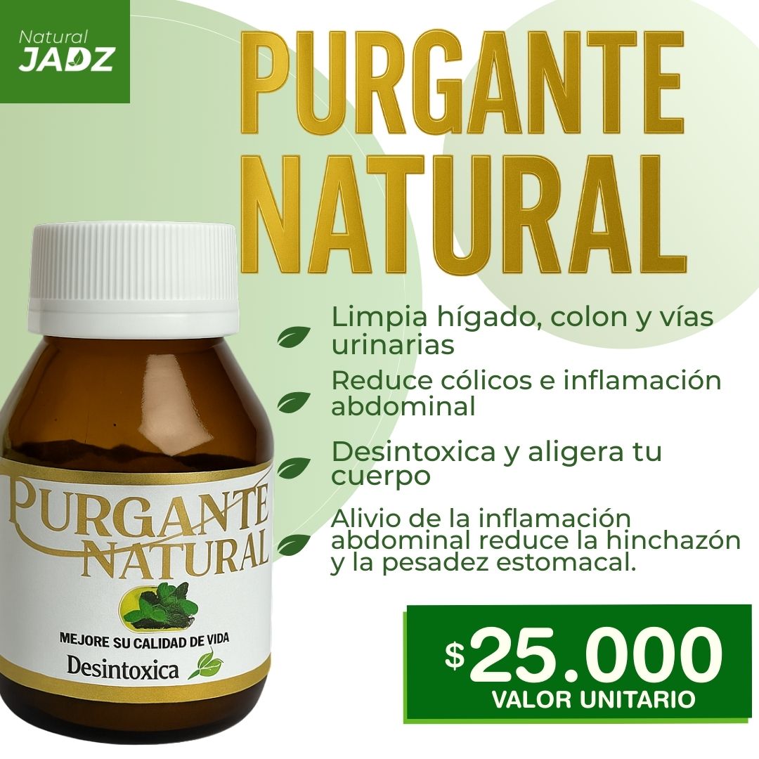 PURGANTE NATURAL FRASCO – Natural JADZ